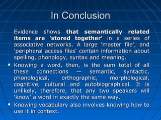 Testing vocabulary | PPT