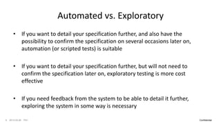 Testing vs. checking rephrased | PPTX | Computer Software and ...
