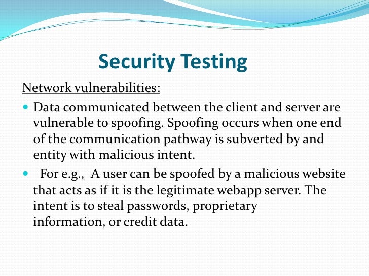 Testing Web Application