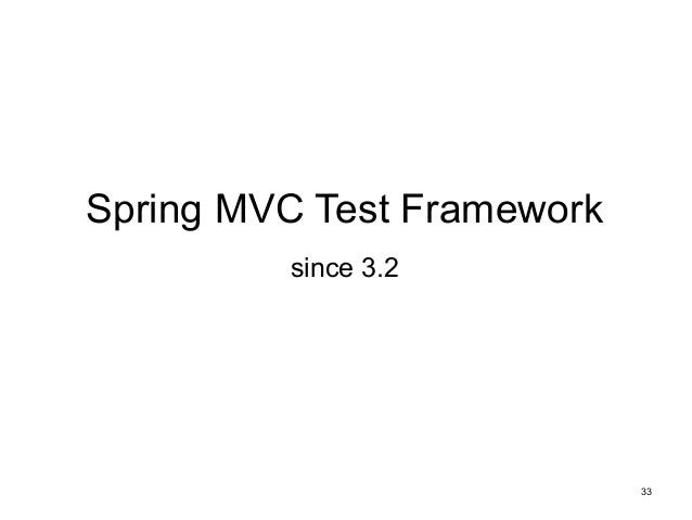 Testing Web Apps with Spring Framework | PPT