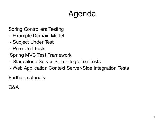 Testing Web Apps with Spring Framework | PPT