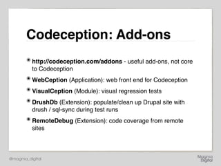 Testing with Codeception | PPT