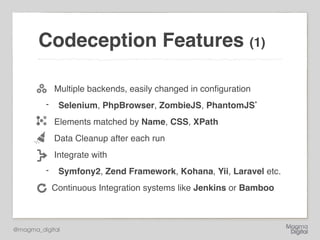 Testing with Codeception | PDF