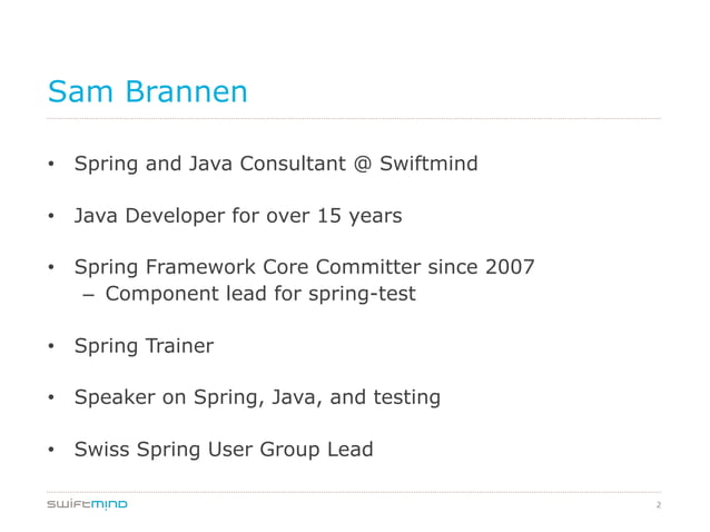 Testing with Spring: An Introduction | PDF