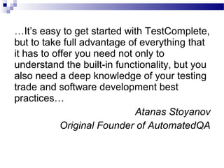 Testing with test_complete | PPT