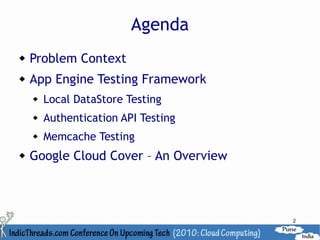 Testing your application on Google App Engine | PPT
