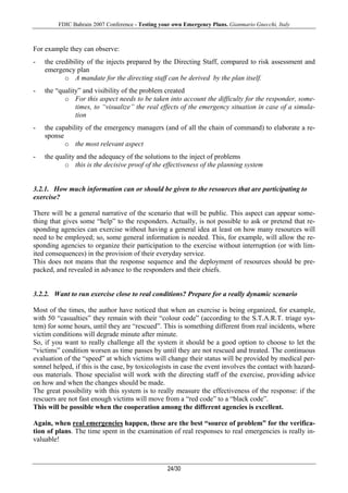 Testing Your Own Emergency Plans | PDF