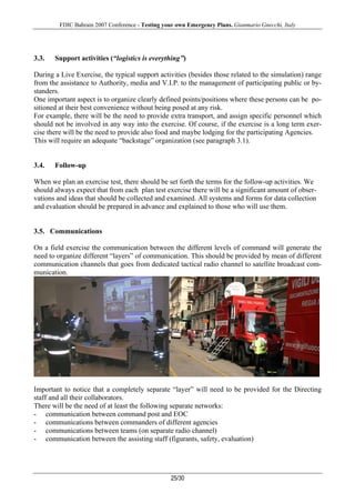 Testing Your Own Emergency Plans | PDF
