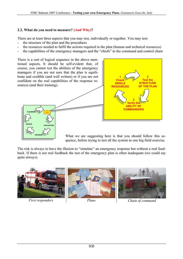 Testing Your Own Emergency Plans | PDF | Financial Planning | Personal ...