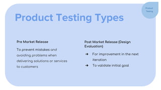 Testing Your Product | PDF