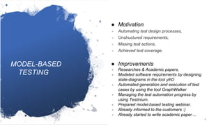 Testinium Progress Report for Testomat Project | PPTX