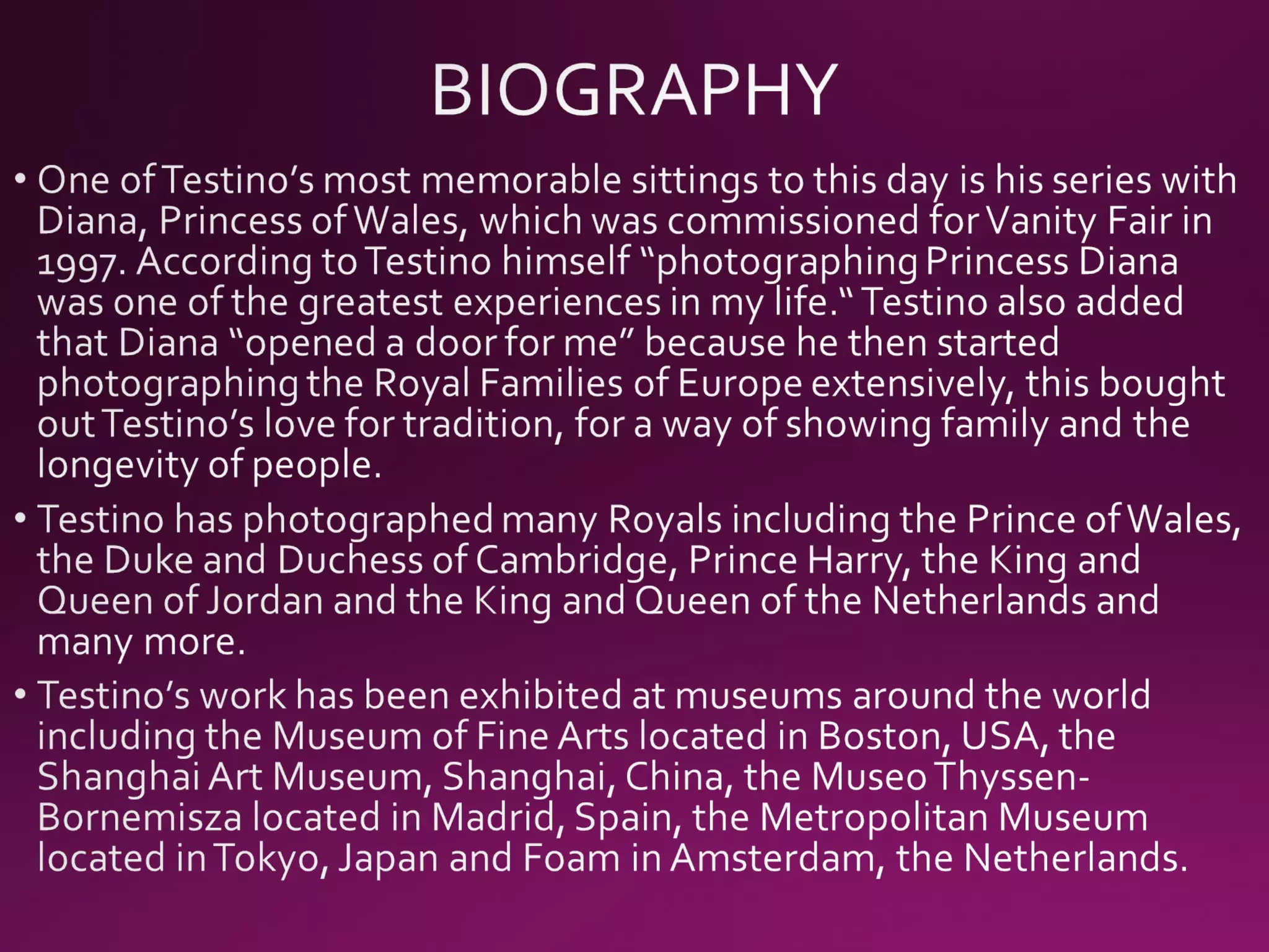 Mario Testino LO1 | PPT