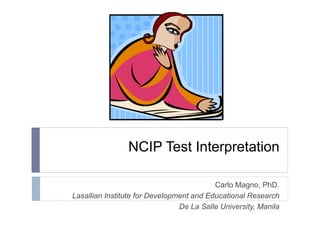 Test interpretation and report writing | PPTX