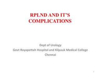 Testis carcinoma- management- rplnd | PDF