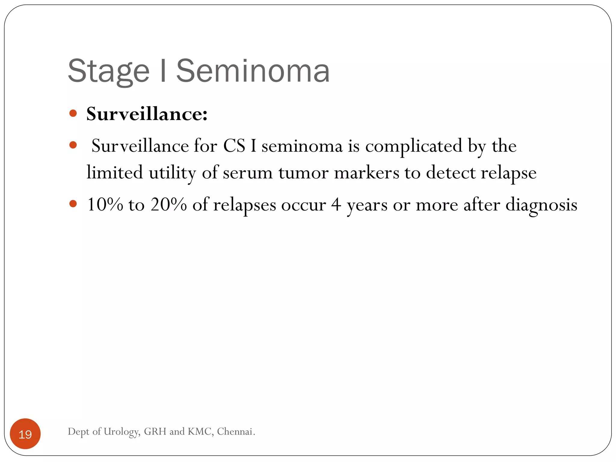Testis carcinoma- management- seminoma | PDF