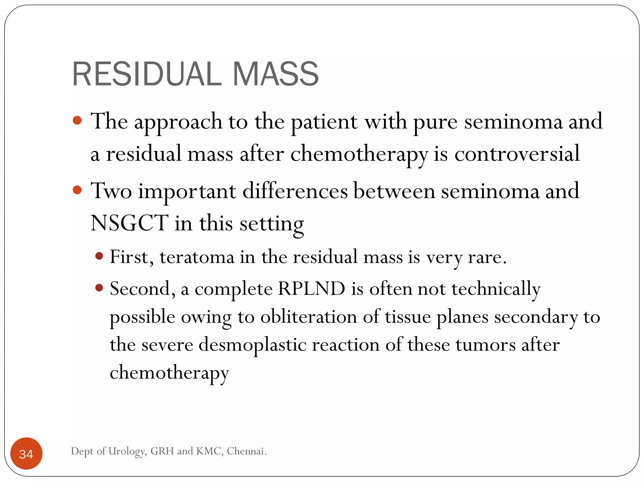 Testis carcinoma- management- seminoma | PDF