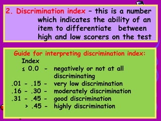 T est item analysis | PPT