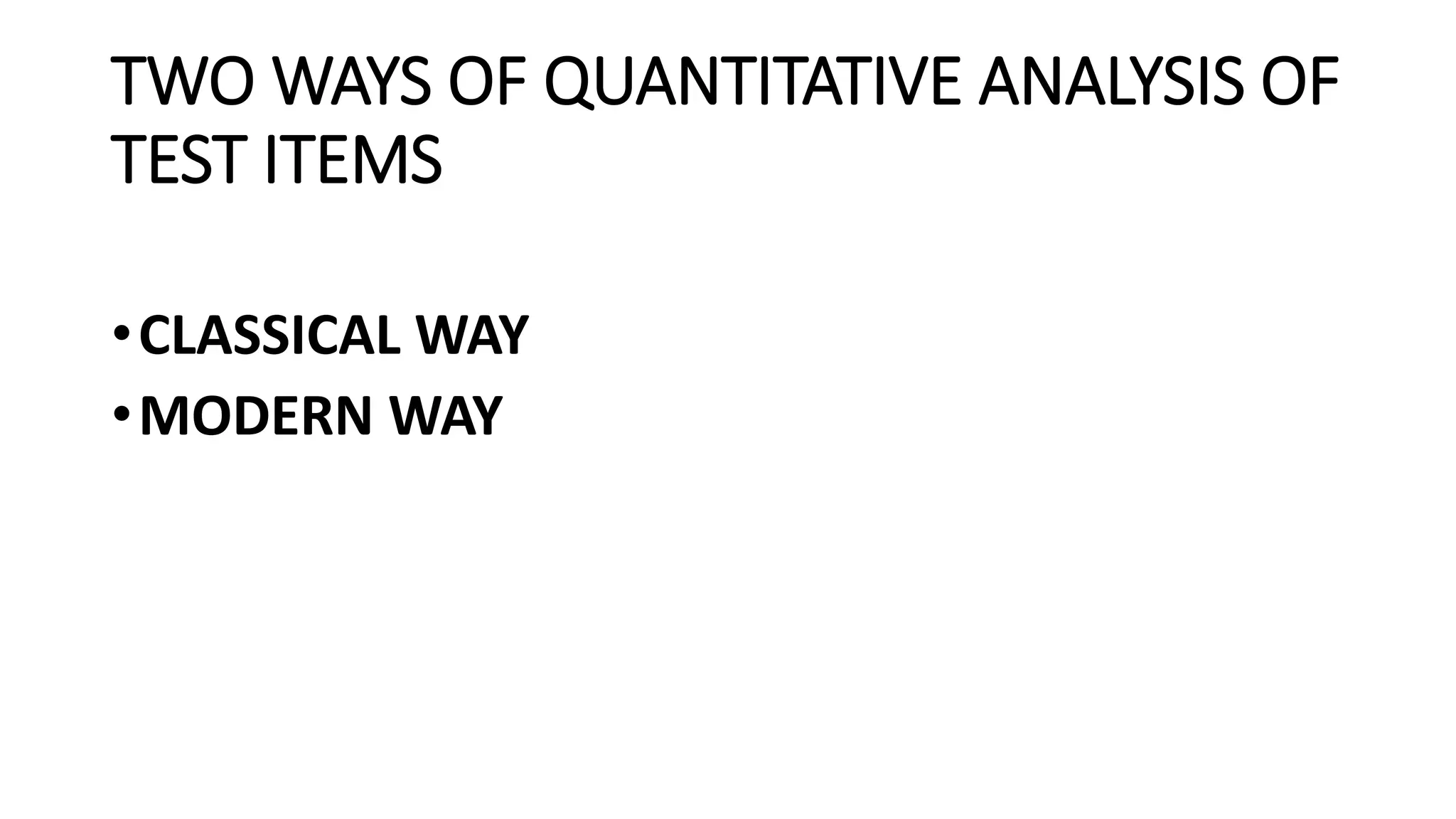 Test item analysis | PPTX