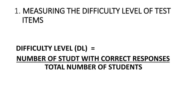 Test item analysis | PPTX