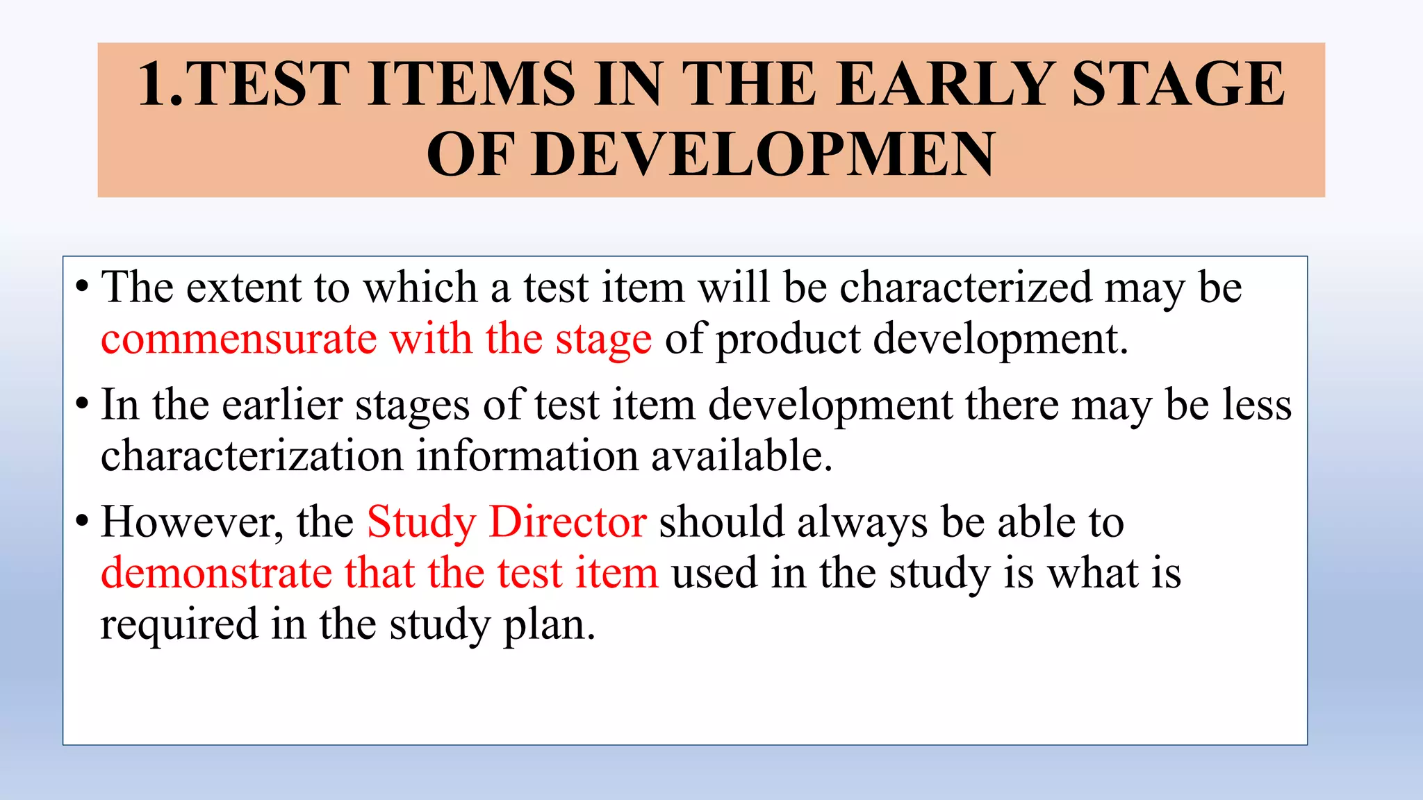 TEST ITEM CHARACTERIZATION IN REGULATORY TOXICOLOGY STUDIES.pptx