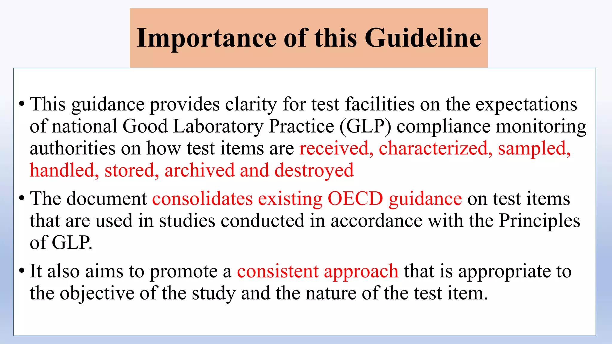TEST ITEM CHARACTERIZATION IN REGULATORY TOXICOLOGY STUDIES.pptx TEST ITEM CHARACTERIZATION IN REGULATORY TOXICOLOGY STUDIES.pptx