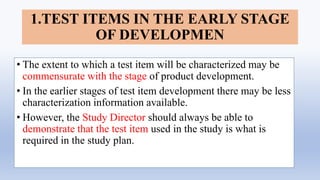 TEST ITEM CHARACTERIZATION IN REGULATORY TOXICOLOGY STUDIES.pptx