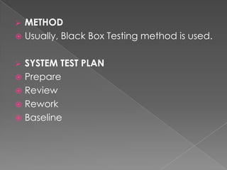 Test levels | PPT