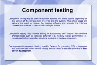 Test levels | PPT