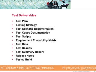 Test Life Cycle - Presentation - Important concepts covered | PDF