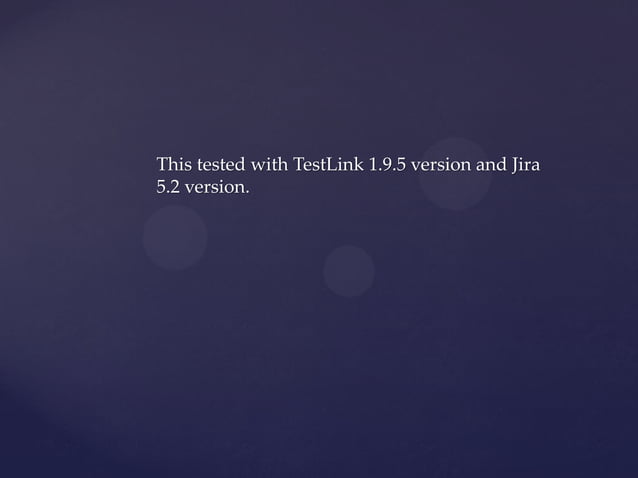 Test link jira soap integration | PDF