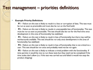 Test management | PPT