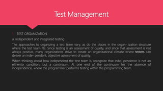 Test management | PPTX