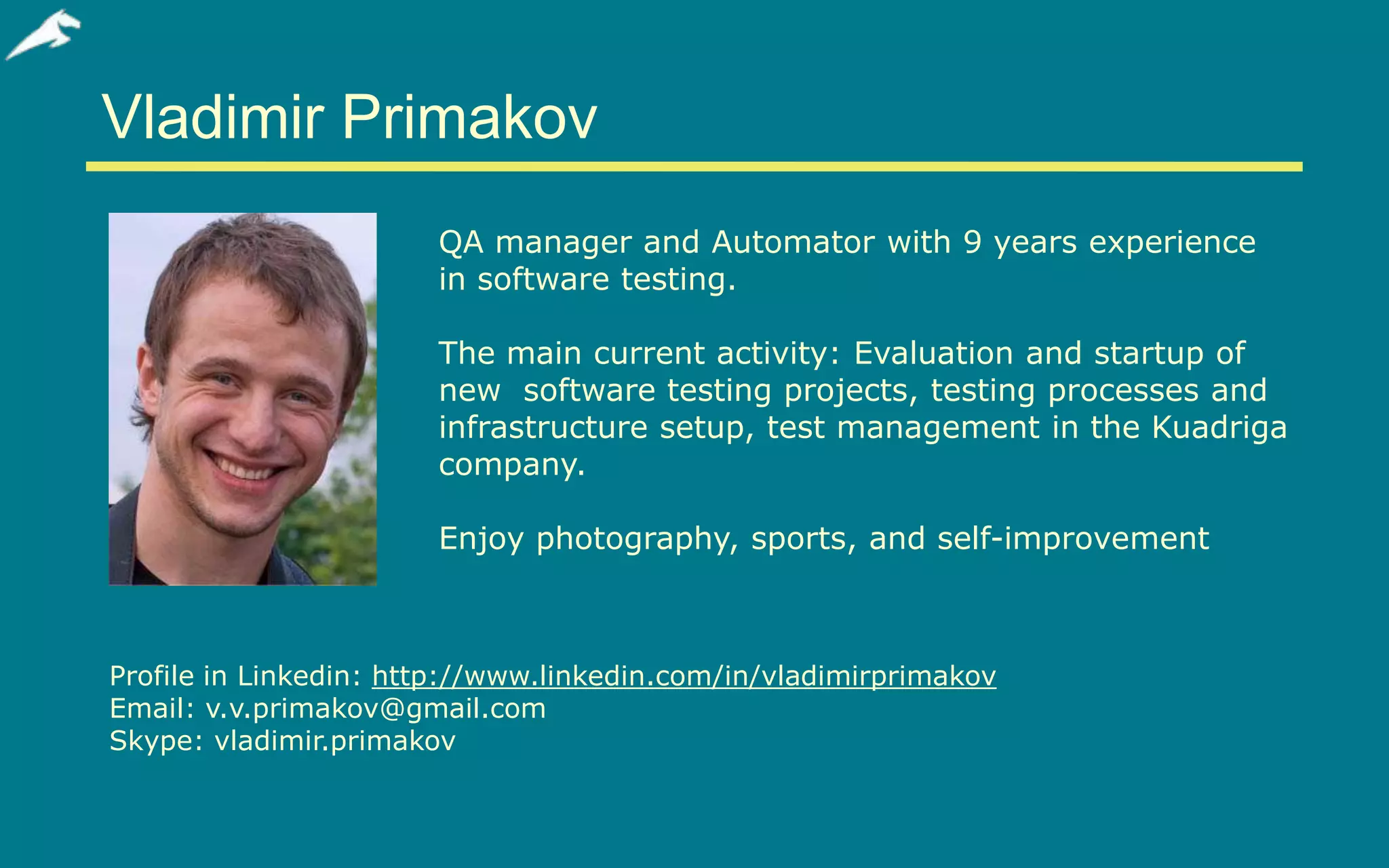 Test management in scrum | PPT