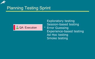 Test management in scrum | PPT