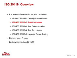 Test management with iso 29119 building up an efficient test process | PPTX