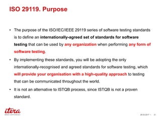 Test management with iso 29119 building up an efficient test process | PPTX