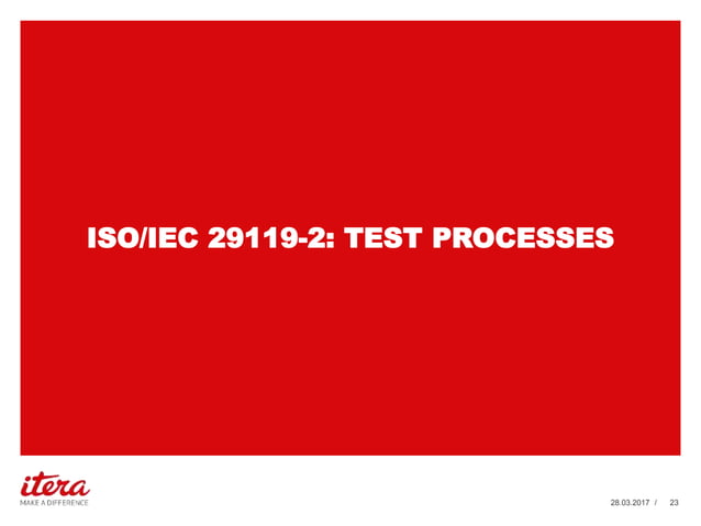 Test management with iso 29119 building up an efficient test process | PPTX