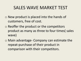 Test marketing techniques | PPTX