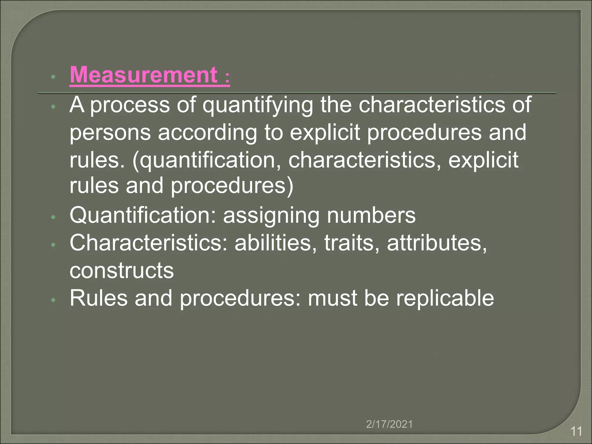 TEST,MEASUREMENT AND EVALUATION RECORD PREPARATION | PPT