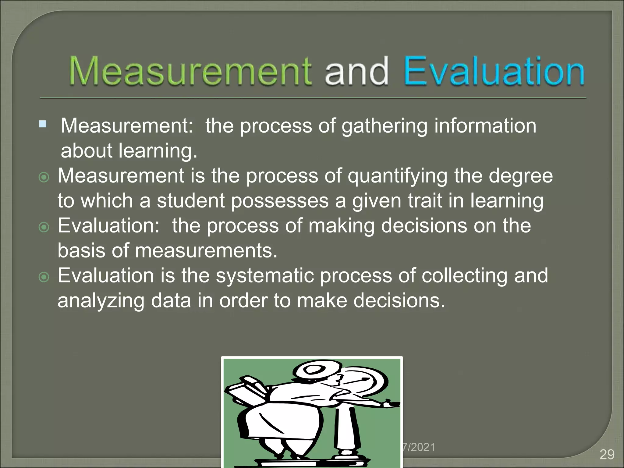 TEST,MEASUREMENT AND EVALUATION RECORD PREPARATION | PPT