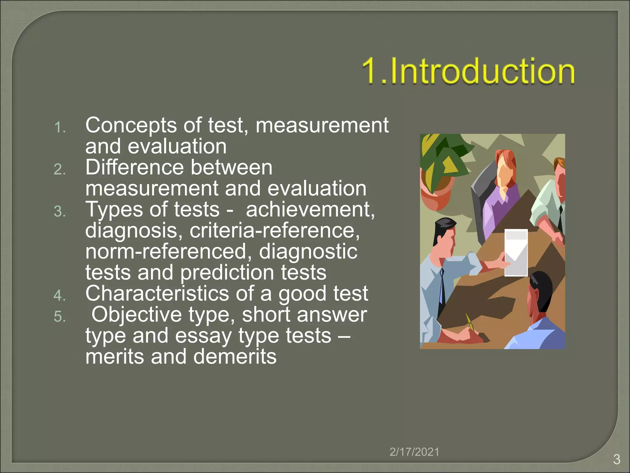 TEST,MEASUREMENT AND EVALUATION RECORD PREPARATION | PPT