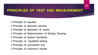T - Test, Measurement and Evaluation | PPTX