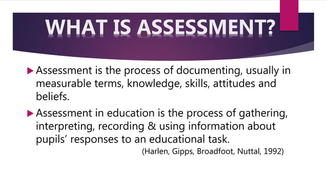 Test, measurement, assessment & evaluation | PPTX | Standardized ...