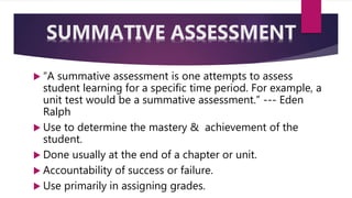 Test, measurement, assessment & evaluation | PPTX