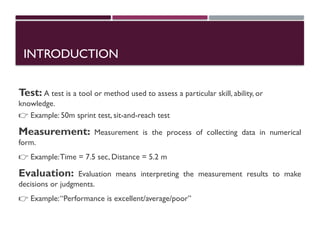 Comprehensive Guide to Test, Measurement & Evaluation in Physical ...