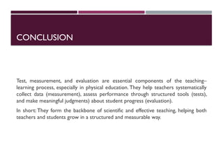 Comprehensive Guide to Test, Measurement & Evaluation in Physical ...