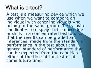 Research Language Testing | PPT