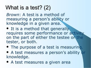Research Language Testing | PPT
