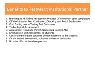 Test Merit Brochure | PPT