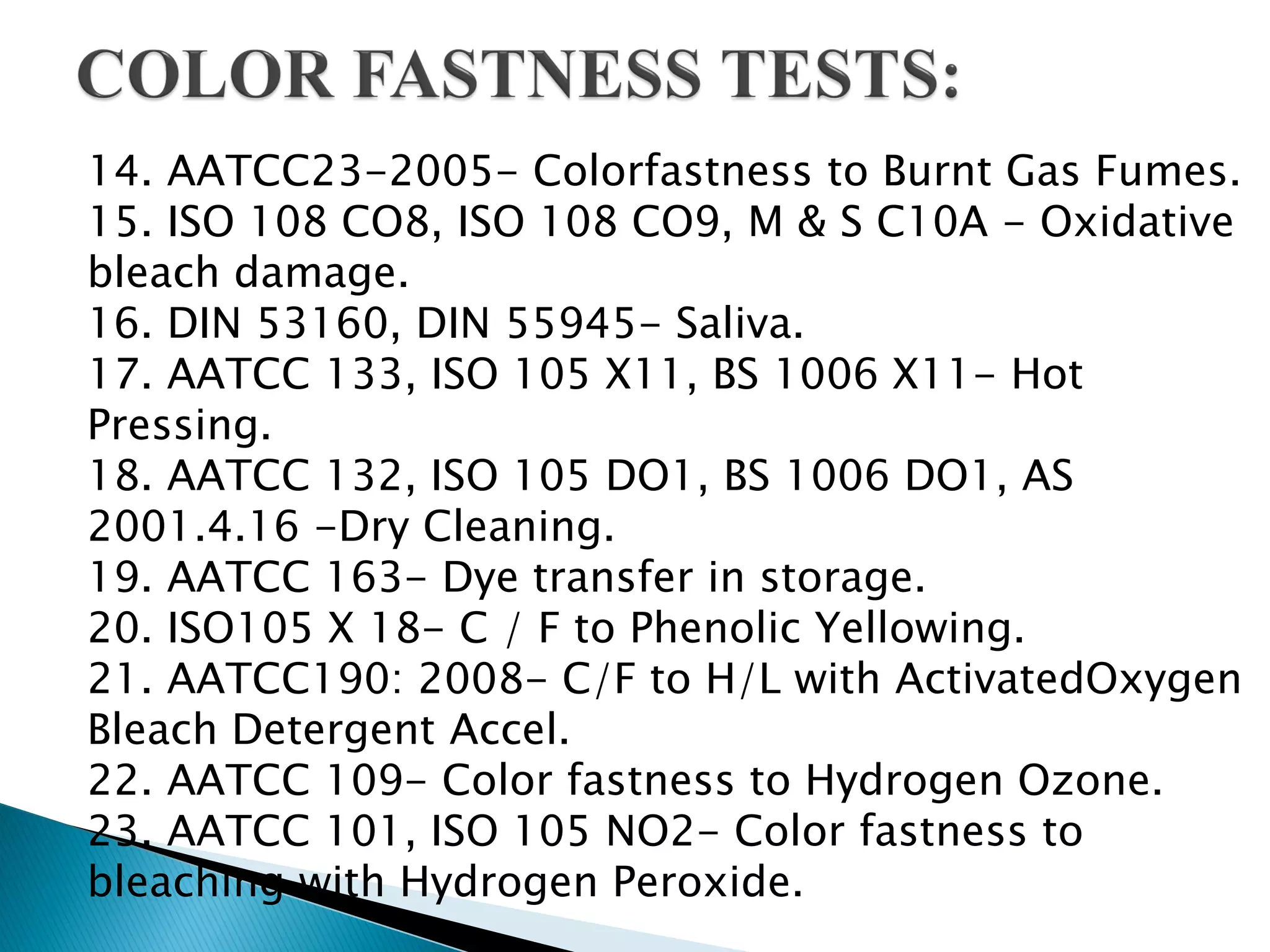 Test Methods for Textile Testing | PDF